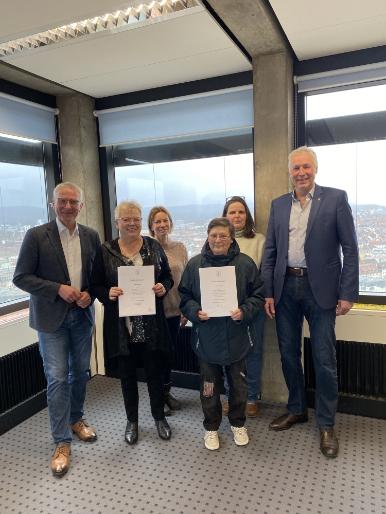 „Zusammen 57 Jahre im Dienste der Stadt“ - Stadt Kaiserslautern