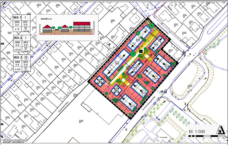 Bauplätze - Neubaugebiet „Ehemalige Stadtgärtnerei“ Donnersbergstraße ...